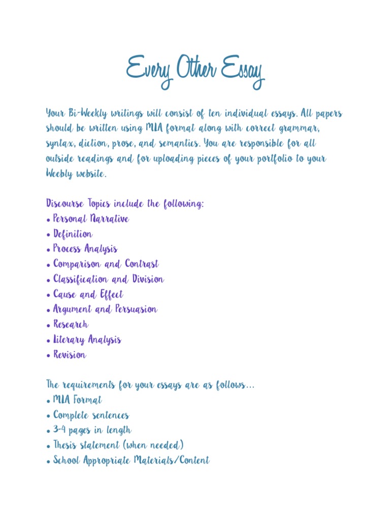 Every Other Essay | PDF | Career & Growth | Computers