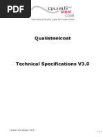 Powder Coating Specification Sheet | PDF | Materials | Chemistry
