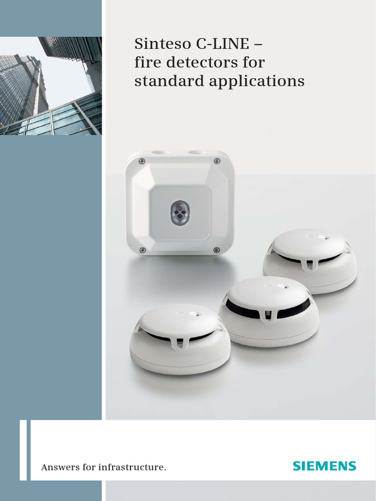 Siemens Sinteso C-LINE Detectors | Sensor | Computer Network