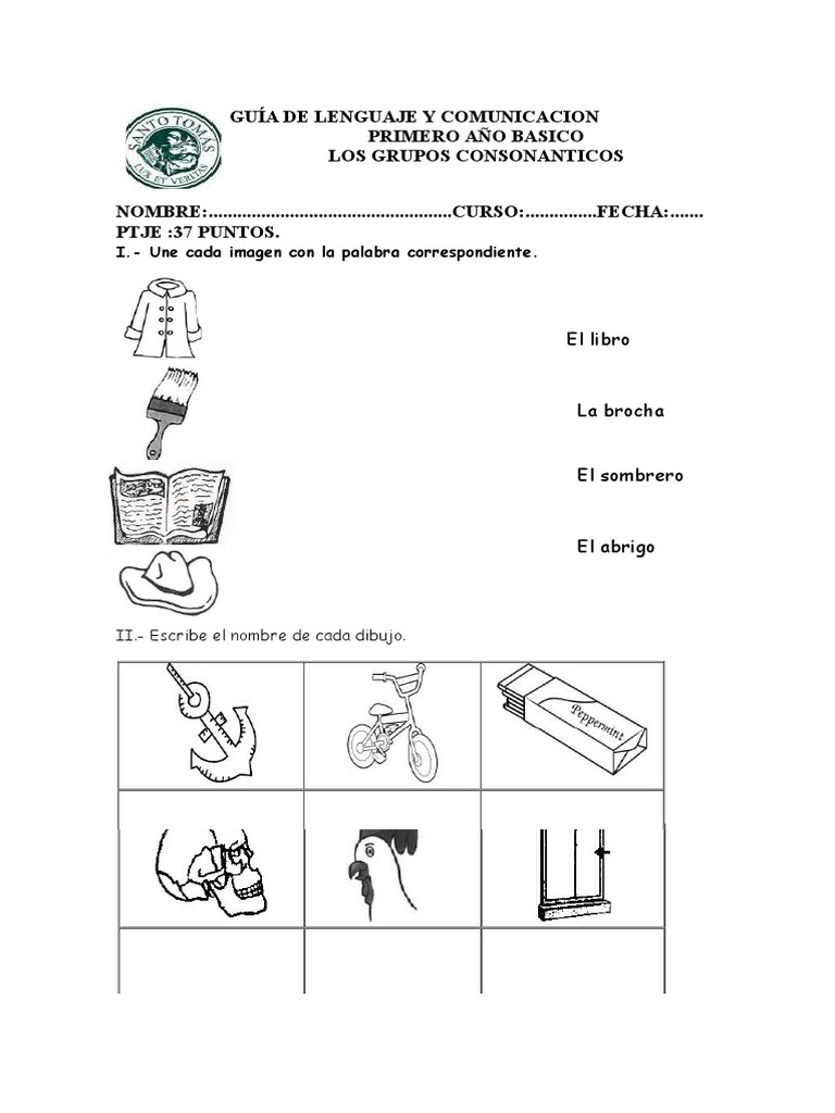 Grupo Consonanticos | PDF | Juegos y actividades | Hogar, jardinería y ...