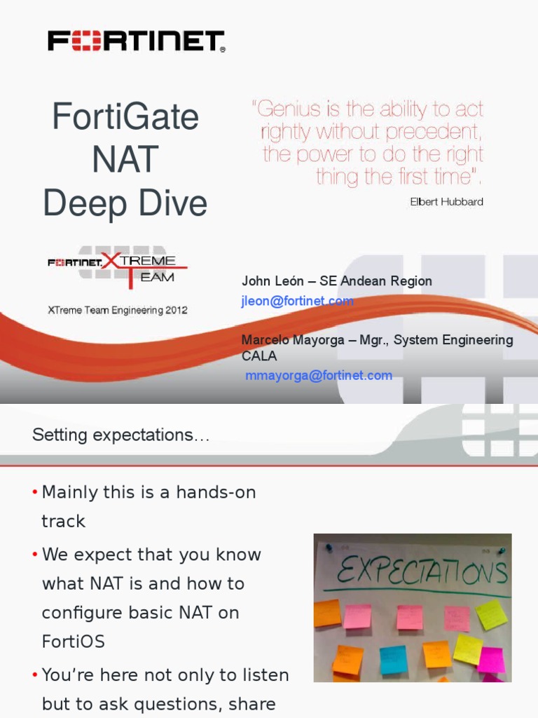 FortiGate NAT Configuration Guide | PDF | Load Balancing (Computing ...