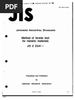 Jis - Z 2201 1998 | PDF