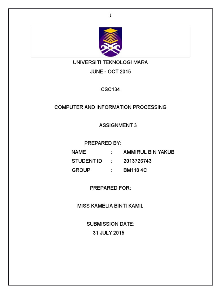 Asignment 3 CSCF | PDF | Printer (Computing) | Office Equipment