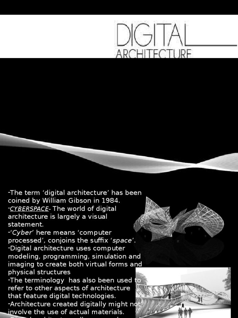 Digital Architecture | PDF | Engineering | Computing And Information ...