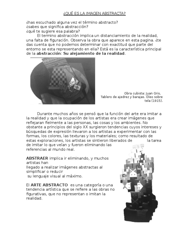 ¿Qué Es La Imagen Abstracta? | PDF | Arte abstracto | Pinturas