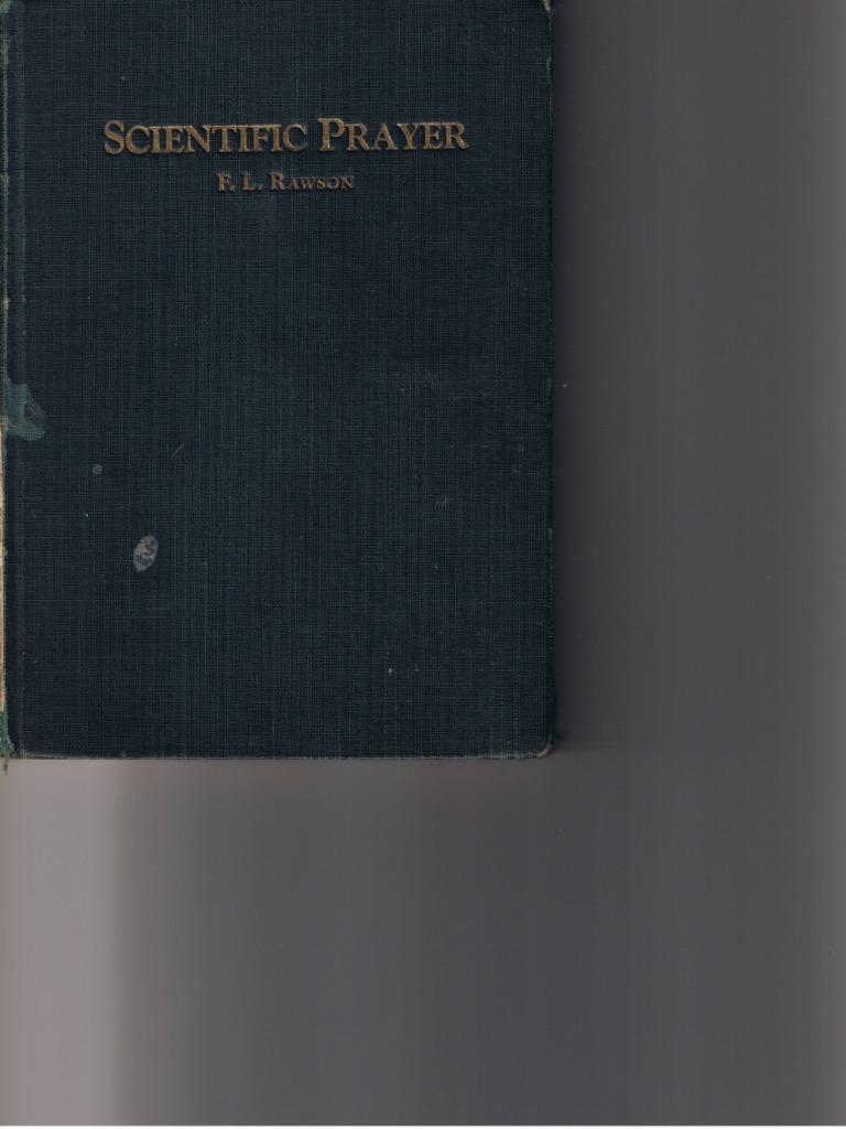 Scientific Prayer - F.L. Rawson | PDF