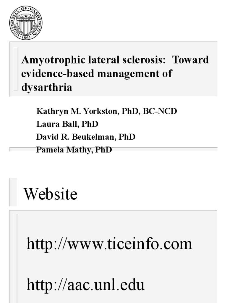 Early Identification of Bulbar Symptoms in ALS | PDF | Amyotrophic ...