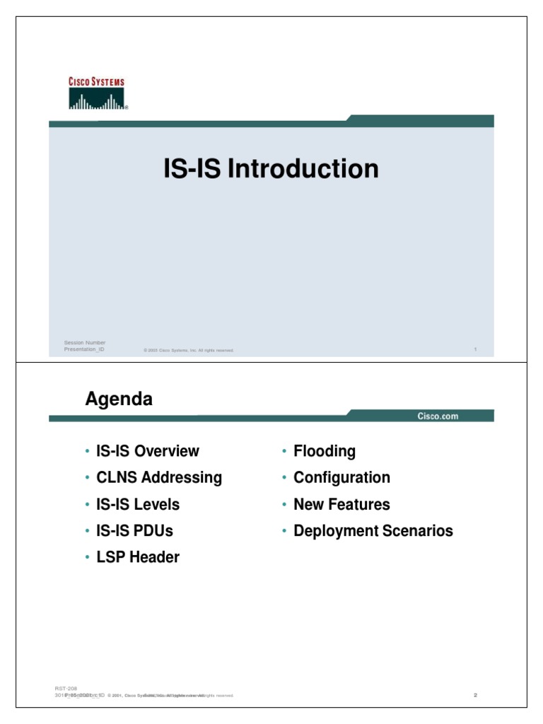 IS-IS Protocol | PDF | Internet Protocols | Digital Technology