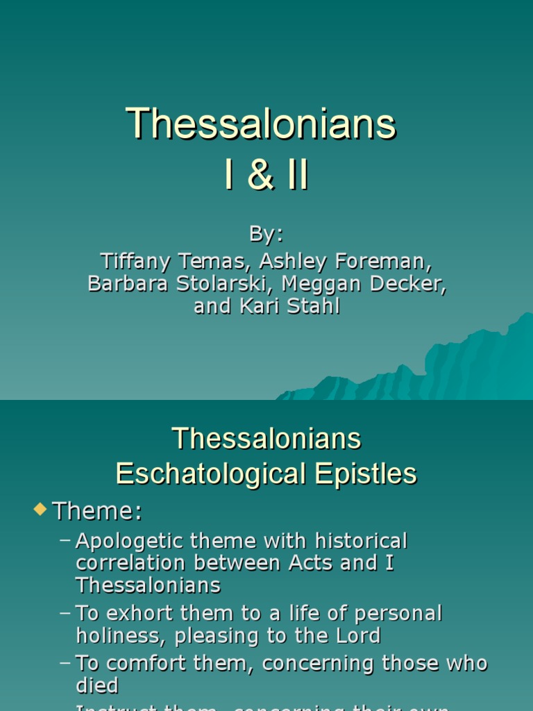 Letter of St. Paul_Thessalonians | Paul The Apostle | Second Epistle To ...