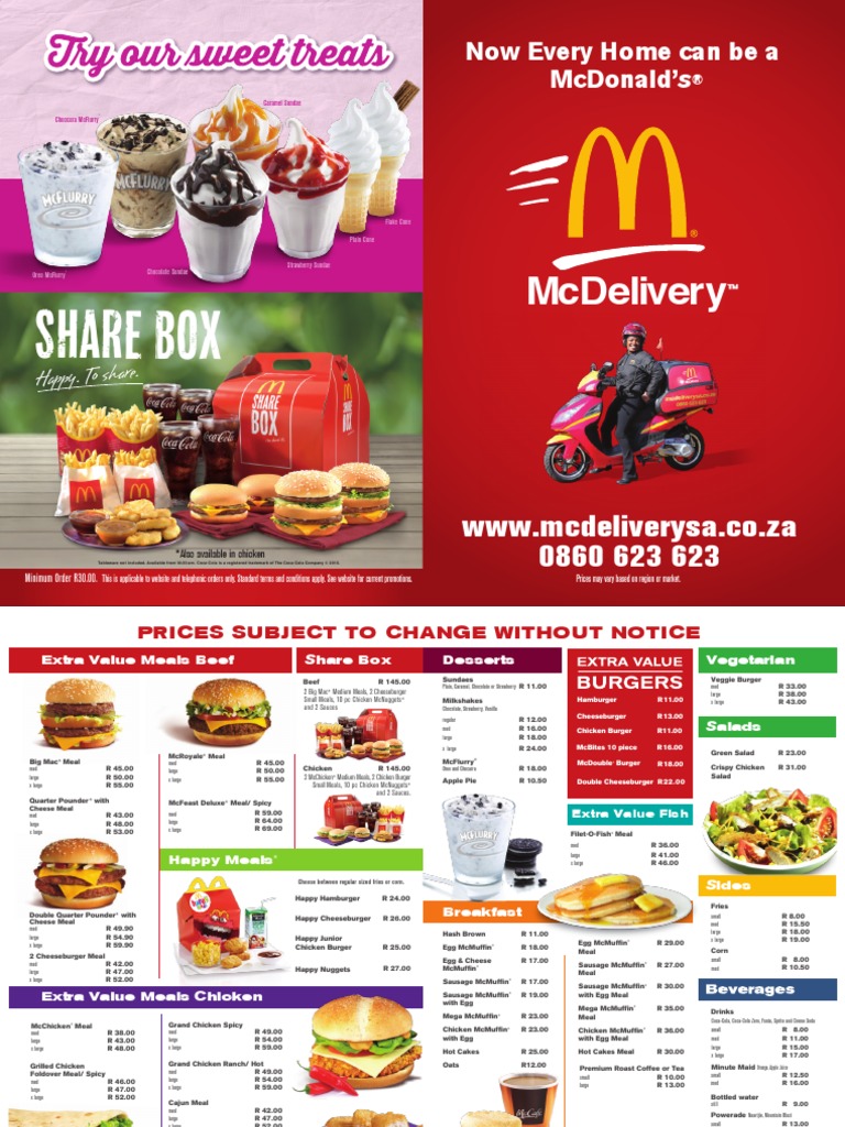 mcds-menu | Hamburgers | The Coca Cola Company