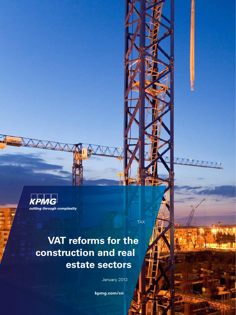 Vat Construction Real Estate 201301 v2 | PDF | Value Added Tax | Lease