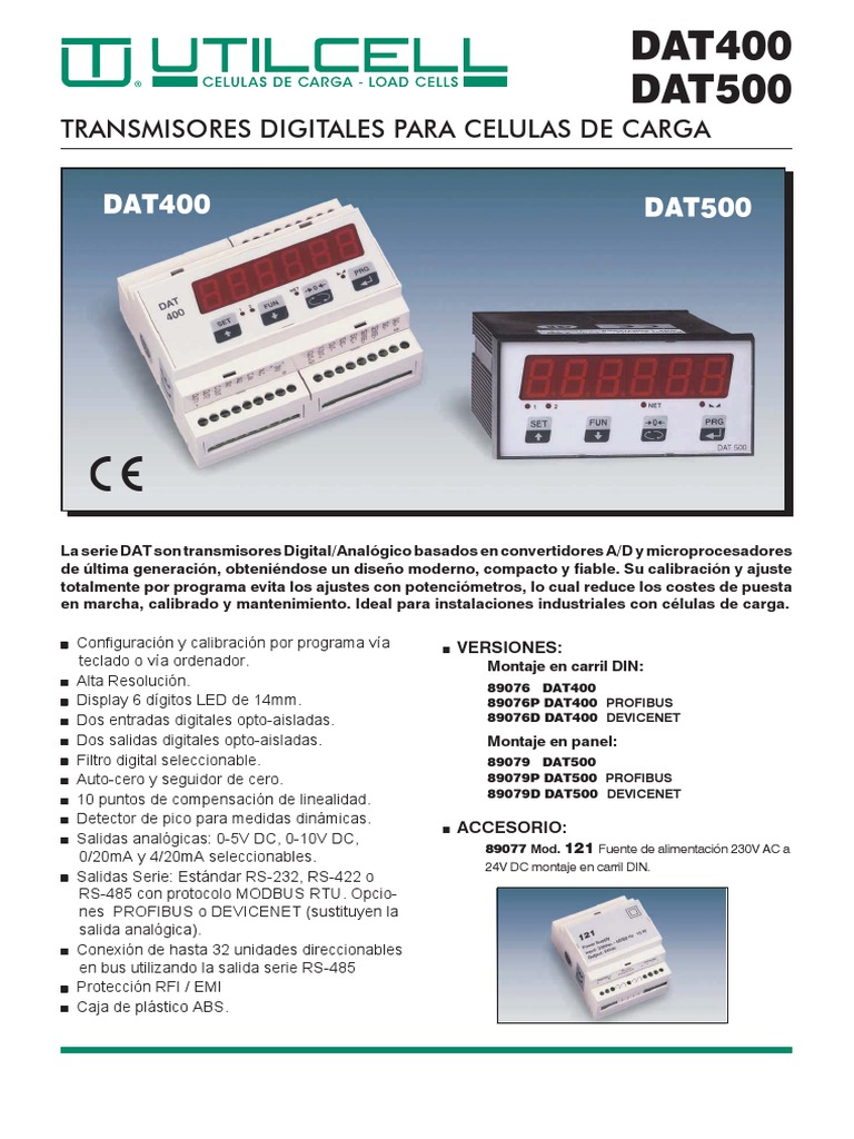 Ficha Producto DAT 400-500 (Es) | PDF | Hardware de la computadora ...