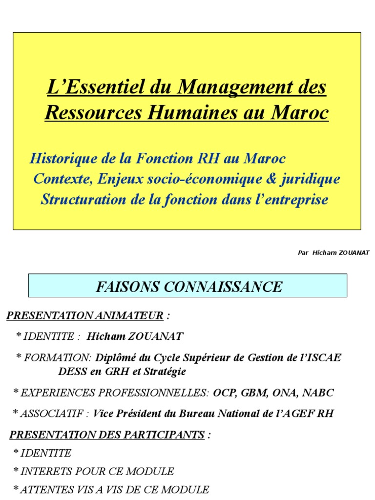 L'Essentiel de La Fonction RH | PDF | Ressources humaines | Recrutement