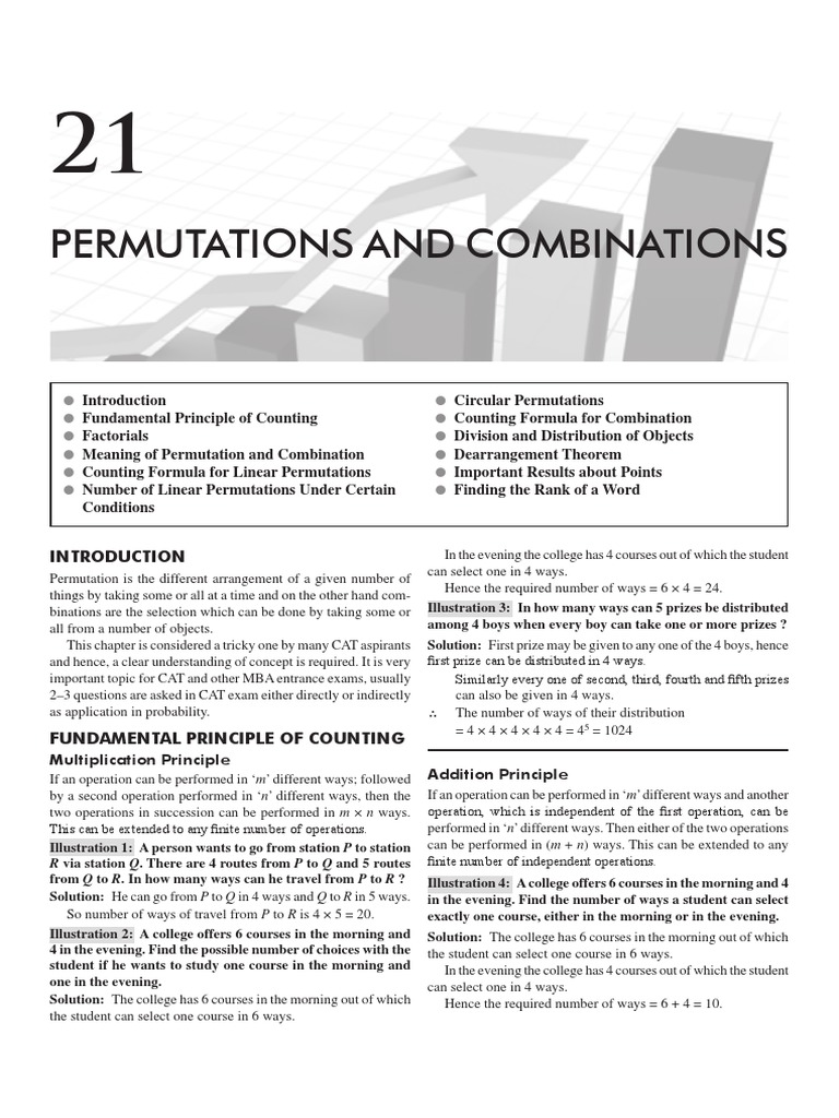 Understanding Permutations and Combinations | PDF