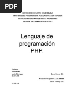 Lenguaje de Programación PHP Tema3 | PDF | Php | Lenguaje de programación