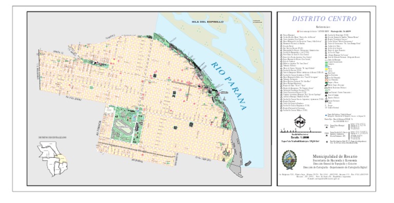 Mapa Rosario | PDF | Geomática | Geografía