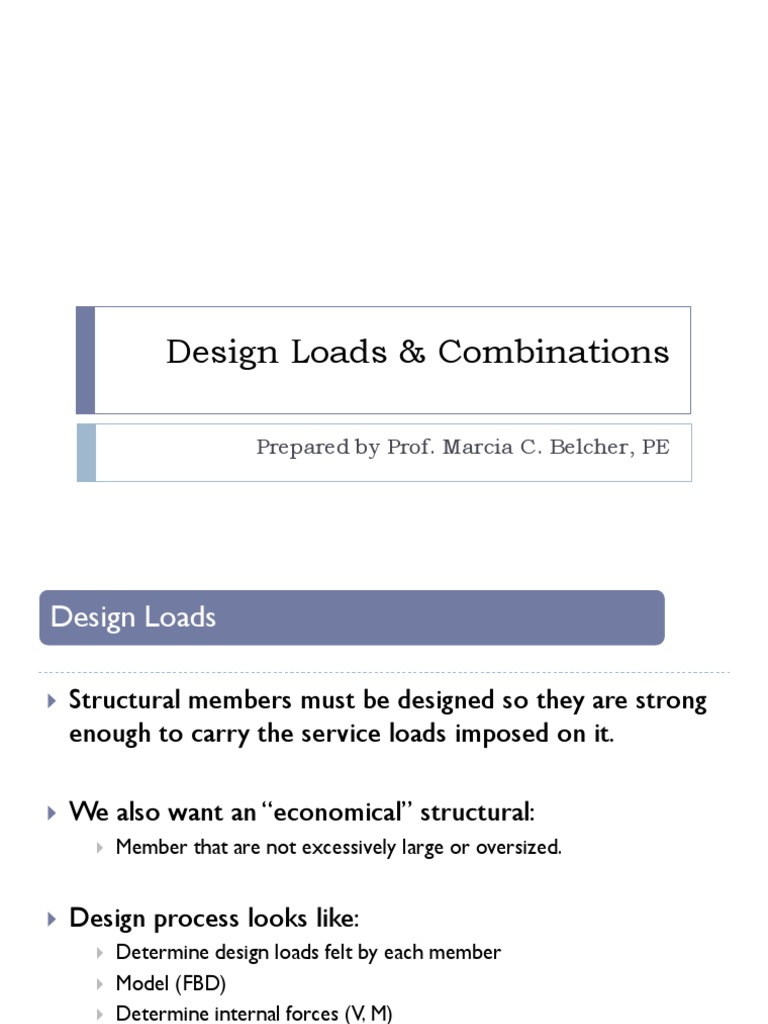 Load Combinations | Structural Load | Mechanical Engineering | Free 30 ...