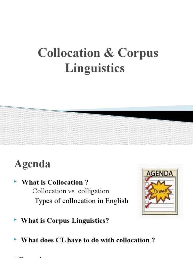 Collocation and Corpus Linguistics | PDF | Grammar | Cognition