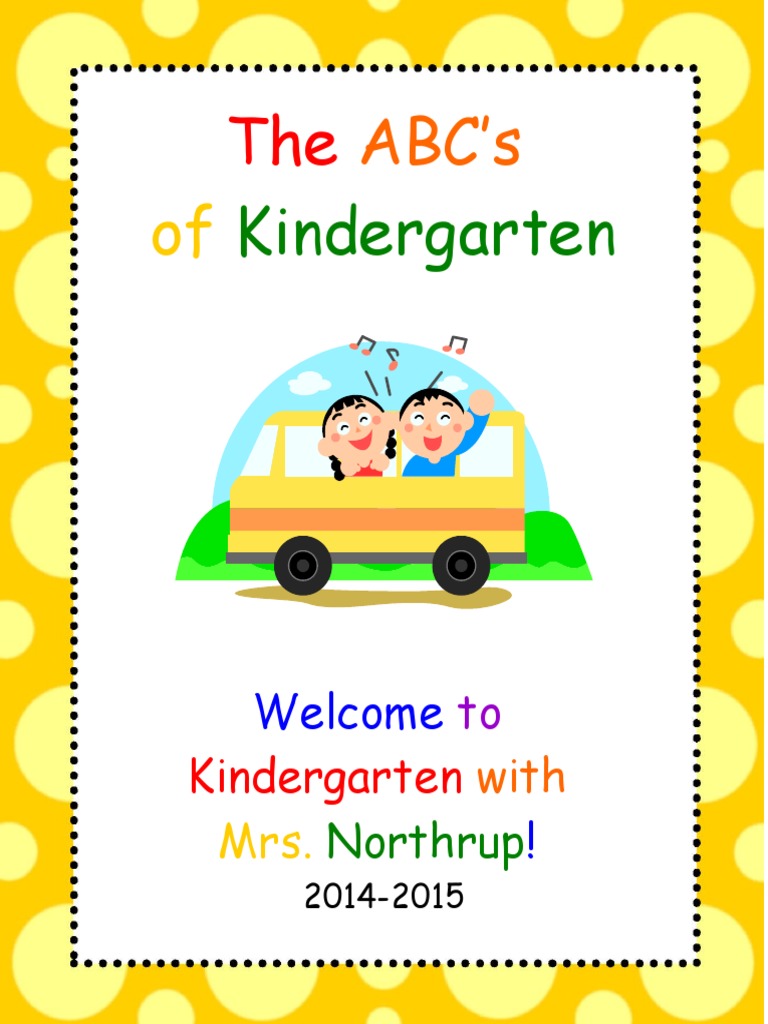 ABCs of Kindergarten | PDF | Kindergarten | Physical Education