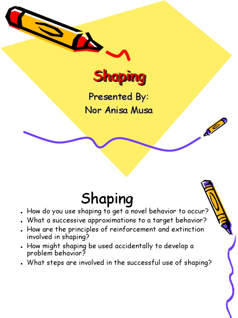 Shaping Shaping | Reinforcement | Behaviorism