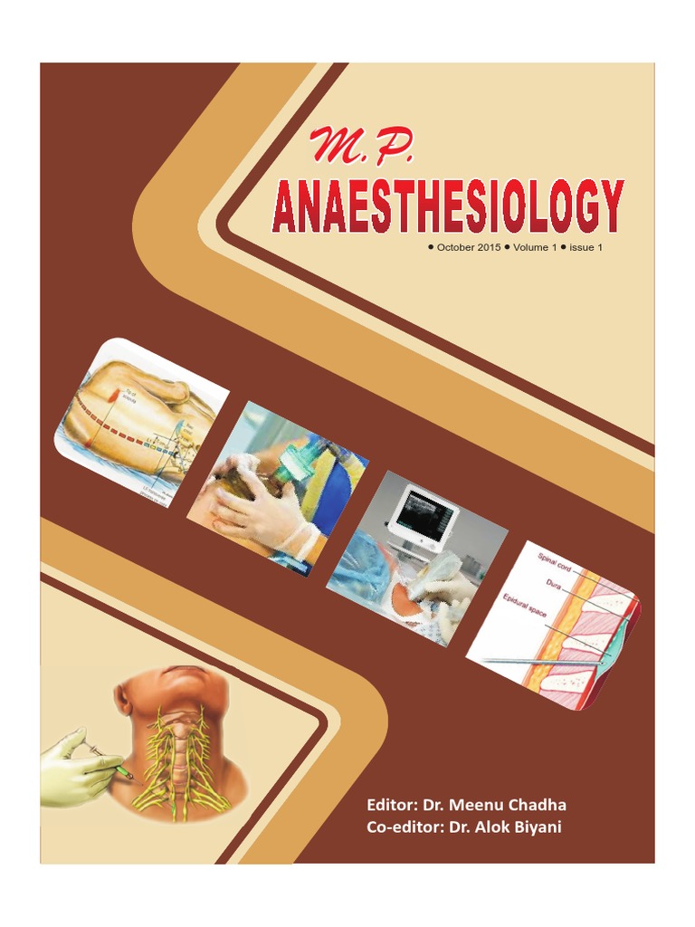 Journal of Anesthesiology MP State Vol 1 | PDF | Cardiopulmonary ...