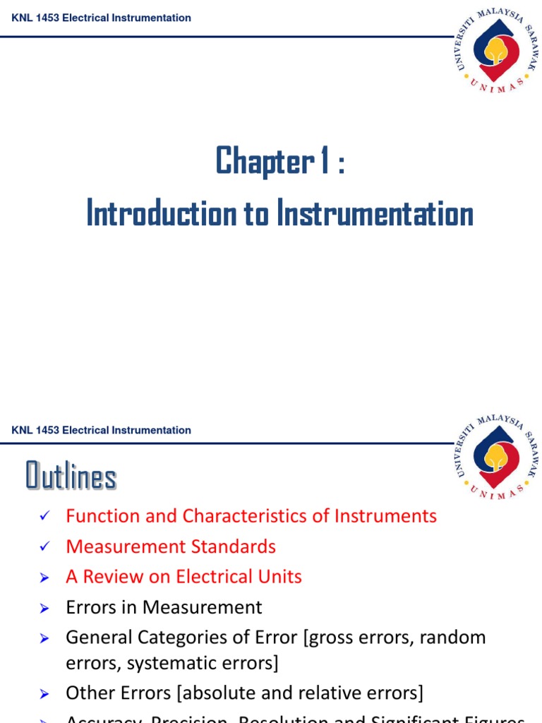 Chapter 1-3 | PDF | Accuracy And Precision | Observational Error