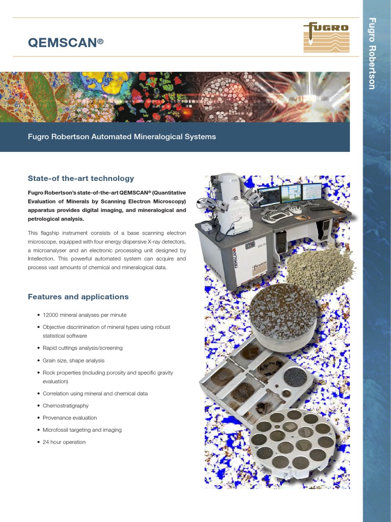 1111 Qemscan | PDF | Microscopy | Scanning Electron Microscope
