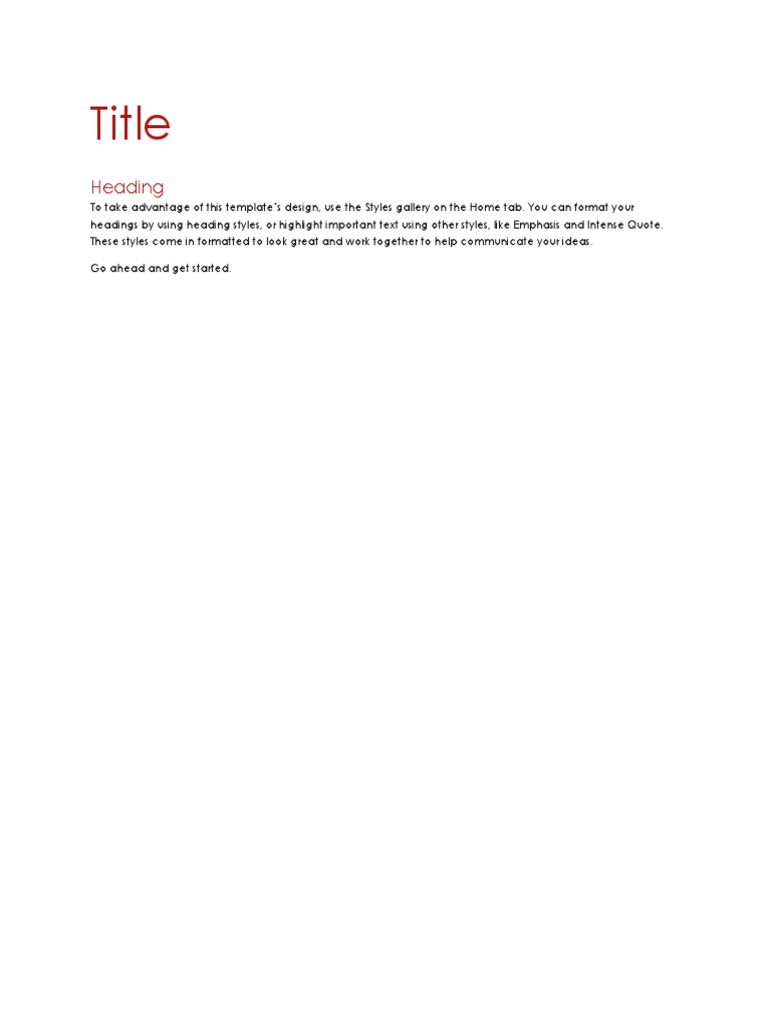 Title: Heading | PDF | Career & Growth
