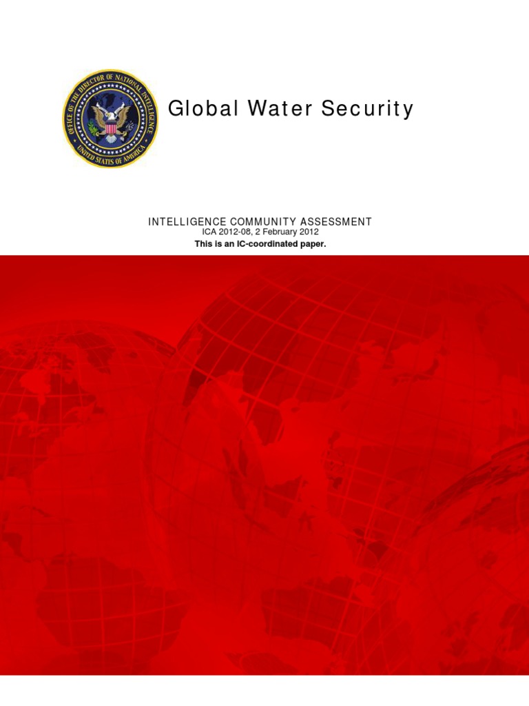 Global Water Security and U.S. Interests | PDF | Water Resources ...