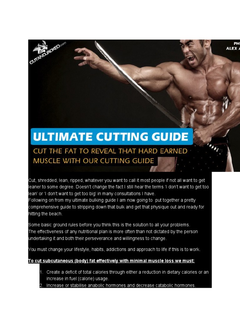 How to Cut Body Fat Without Losing Muscle: A Comprehensive Guide | PDF ...