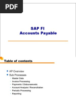 Sap Fico T-Codes | PDF