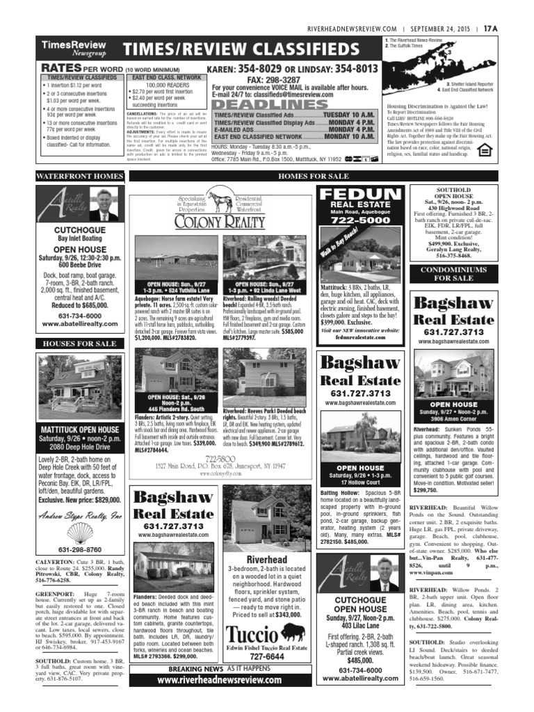 Times Review Classifieds: Sept. 24, 2015 | PDF | Résumé | Nursing