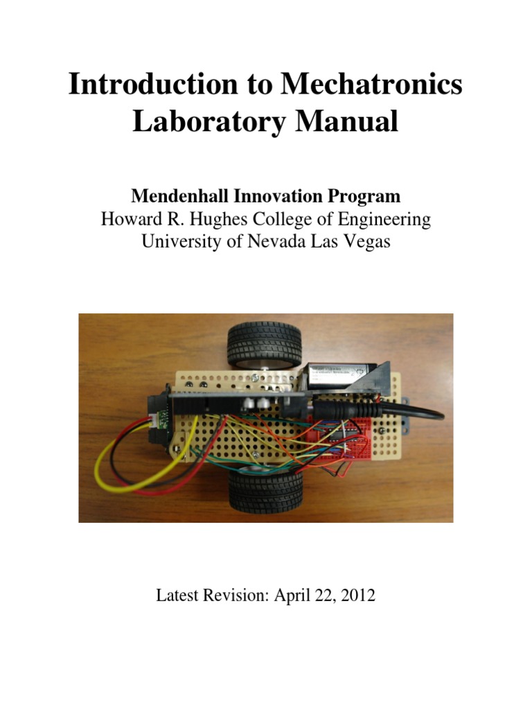 Introduction To Mechatronics Laboratory Manual: Mendenhall Innovation ...