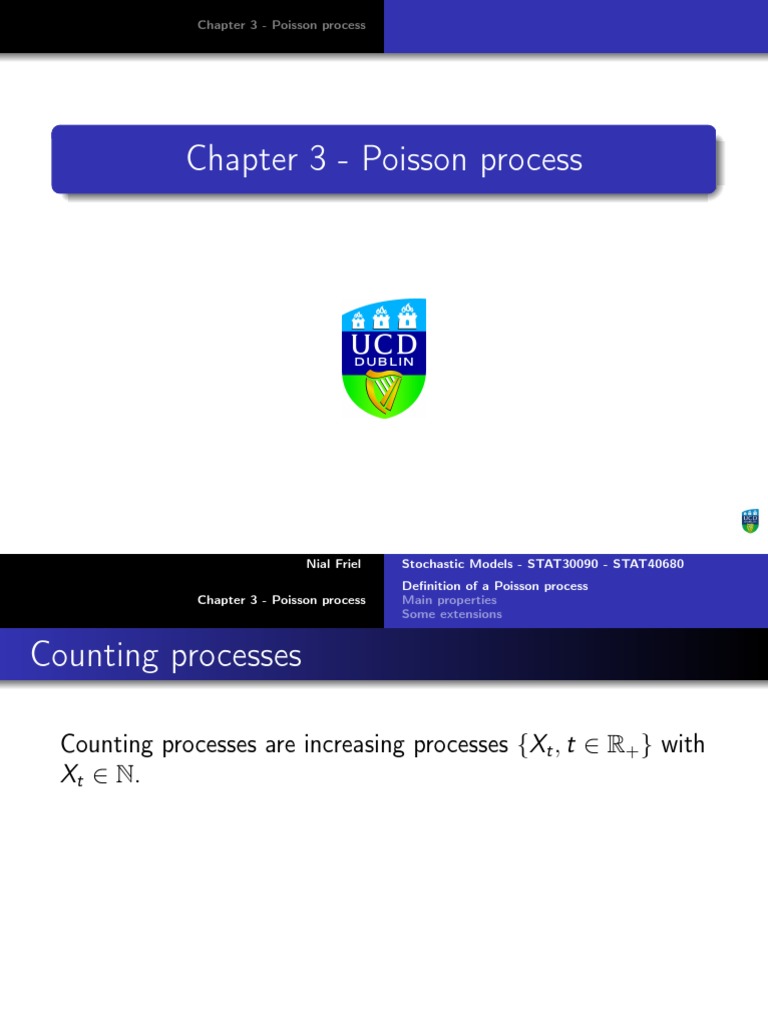 Chapter 3 | PDF | Stochastic Process | Probability Theory