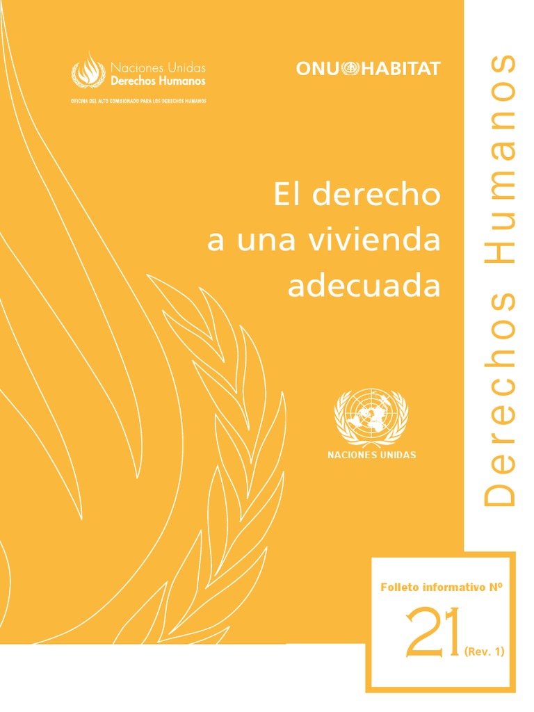 El Derecho A Una Vivienda Adecuada (ONU Habitat) | PDF | Política | Ciencias sociales