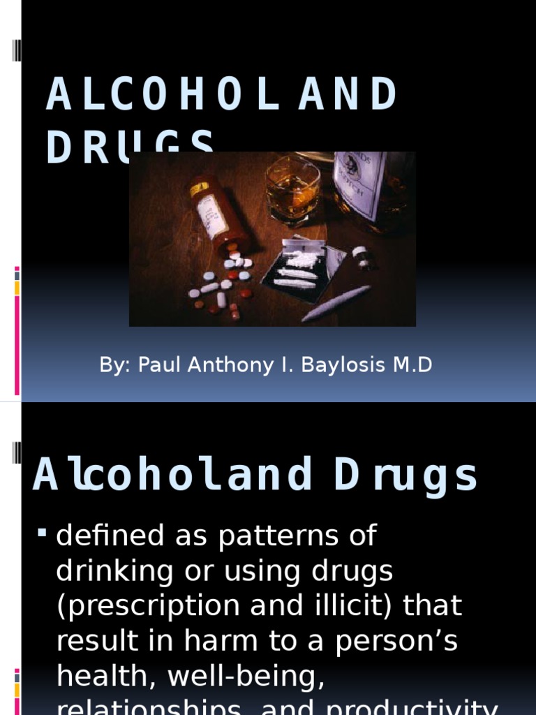 Alcohol and Drugs | Alcoholism | Substance Abuse