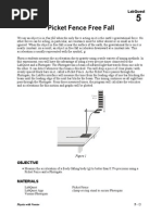 Lab Picket Fence Free Fall | PDF | Acceleration | Significant Figures