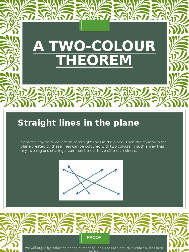 A Two-Colour Theorem | PDF | Mathematical Proof | Discrete Mathematics