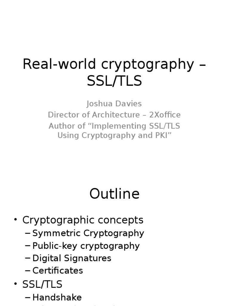 Implementing SSL | PDF | Transport Layer Security | Cryptography Implementing SSL | PDF | Transport Layer Security | Cryptography