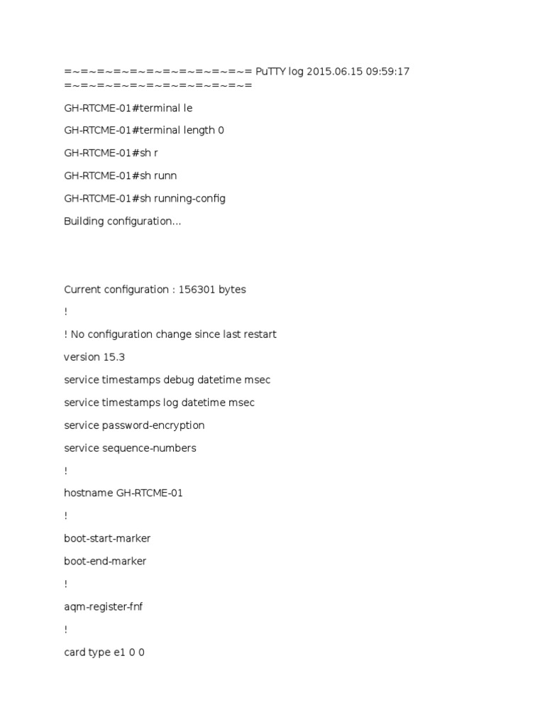 PuTTY Log 2015 | PDF | Ip Address | File Transfer Protocol