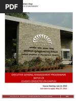 Invitation - Letter - IIM Bangalore - Sangram | PDF