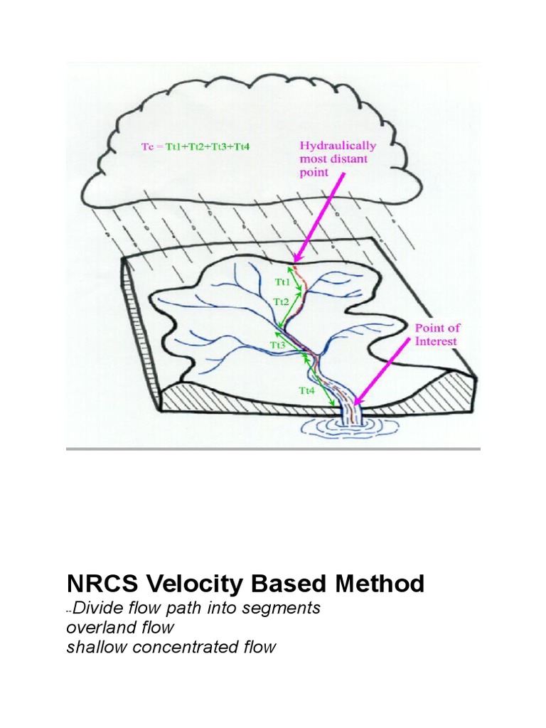 NRCS Method for Time of Concentration | PDF | Computers | Technology ...