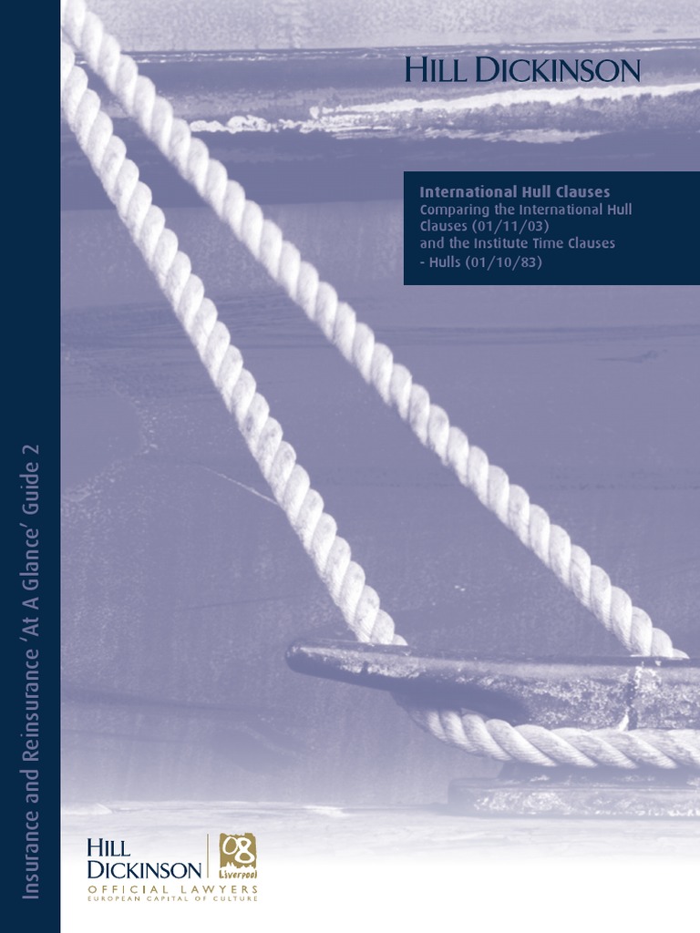 At A Glance Guide - International Hull Clauses | PDF | Marine Salvage ...