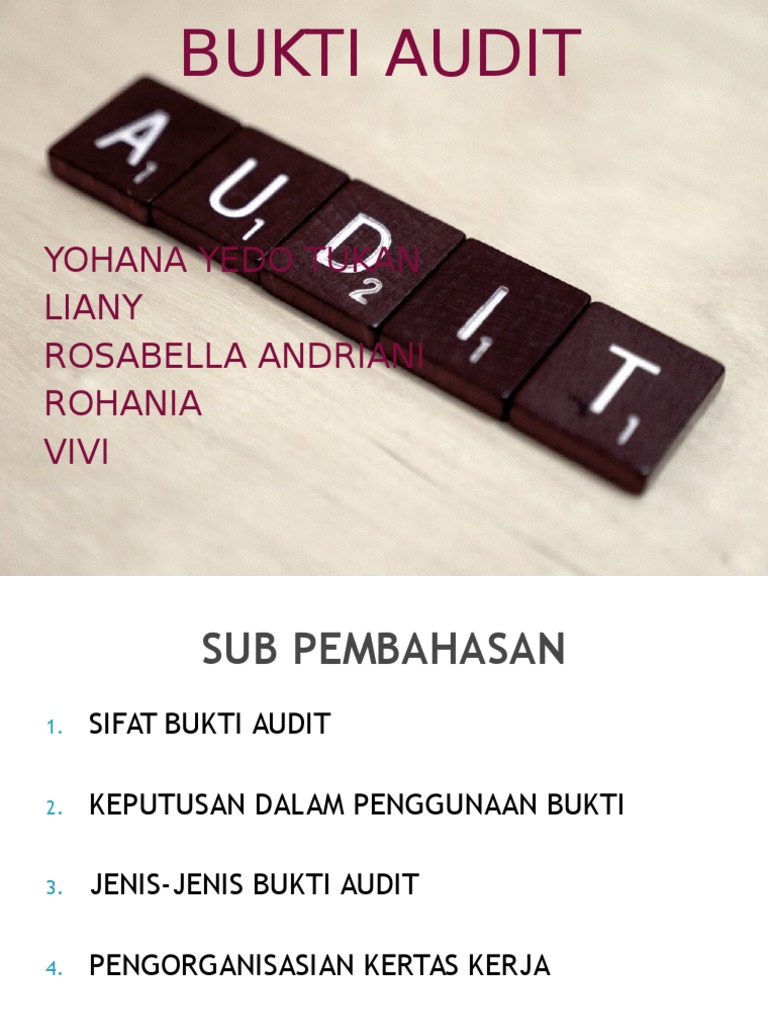 Bukti Audit | PDF