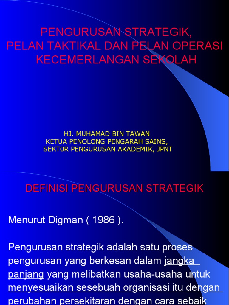 Pengurusan Strategik mt09 | PDF
