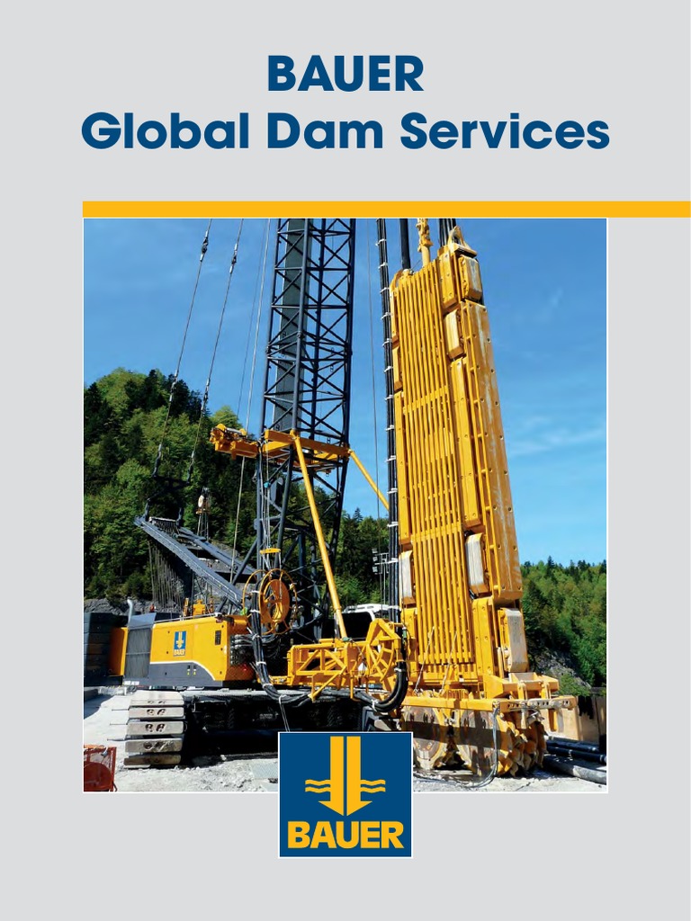 Bauer Global Dam Services2014 | PDF | Dam | Deep Foundation