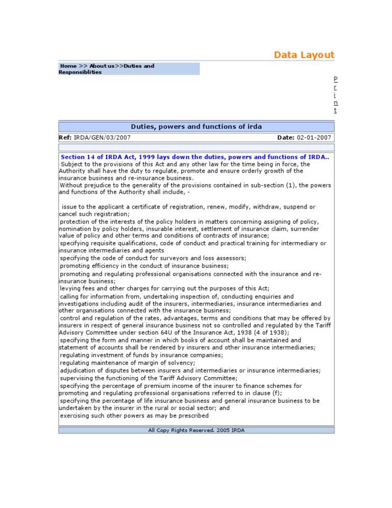 Data Layout | PDF | Insurance | Financial Services