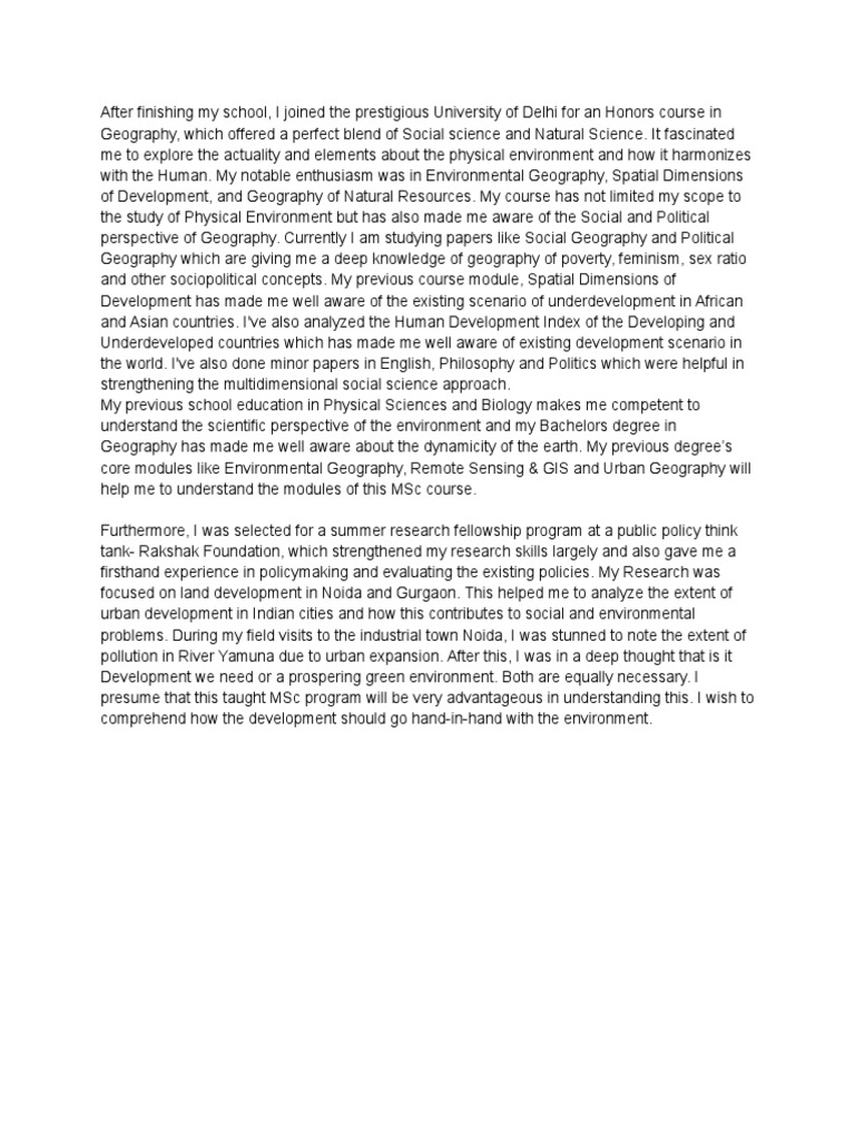 Geography Sop | PDF | Geography | Social Science