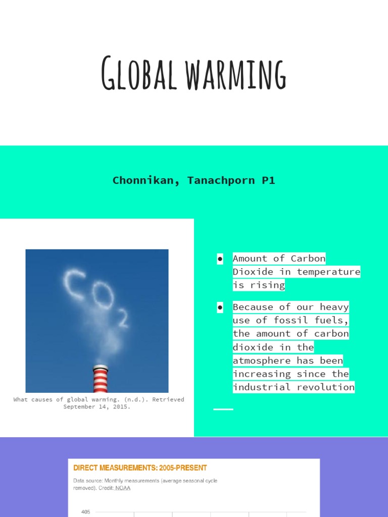 Causes and Effects of Global Warming | PDF | Science & Mathematics