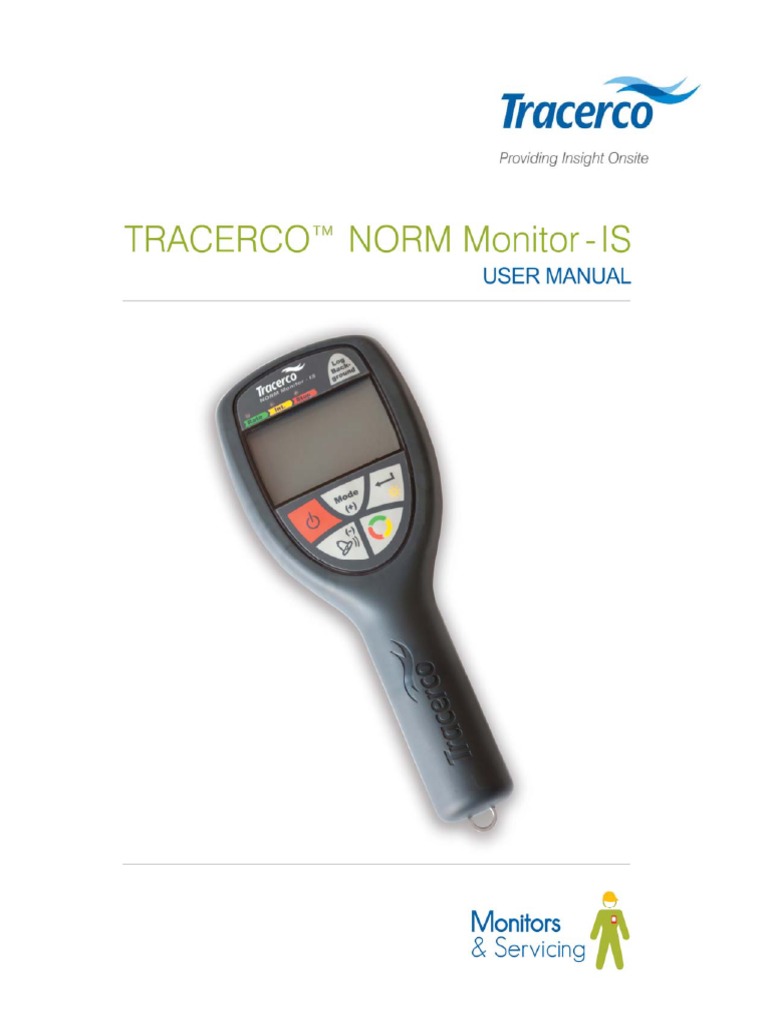 NORM Monitor Manual - MN1007-C | PDF | Radioactive Decay | Isotope